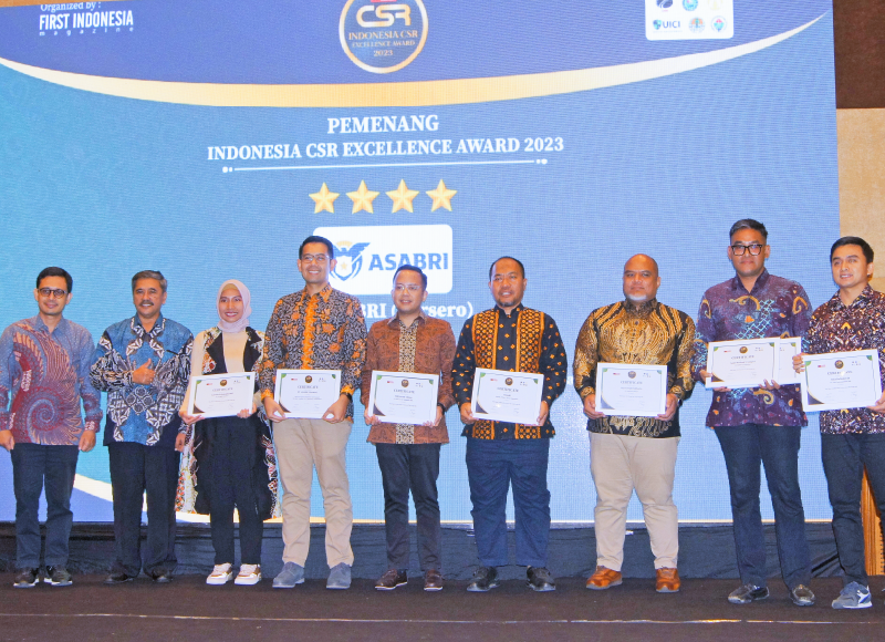 ASABRI Raih 3 Penghargaan Indonesia CSR Excellence Award 2023