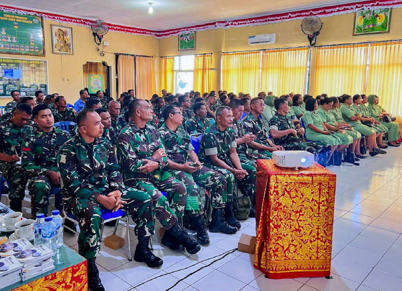 Kantor Cabang ASABRI Melaksanakan Sosialisasi Program ASABRI di Kodim 1609/Buleleng