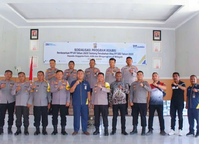 PT ASABRI (Persero) Cabang Jayapura Melaksanakan Sosialisasi Manfaat Program ASABRI di Aula ...